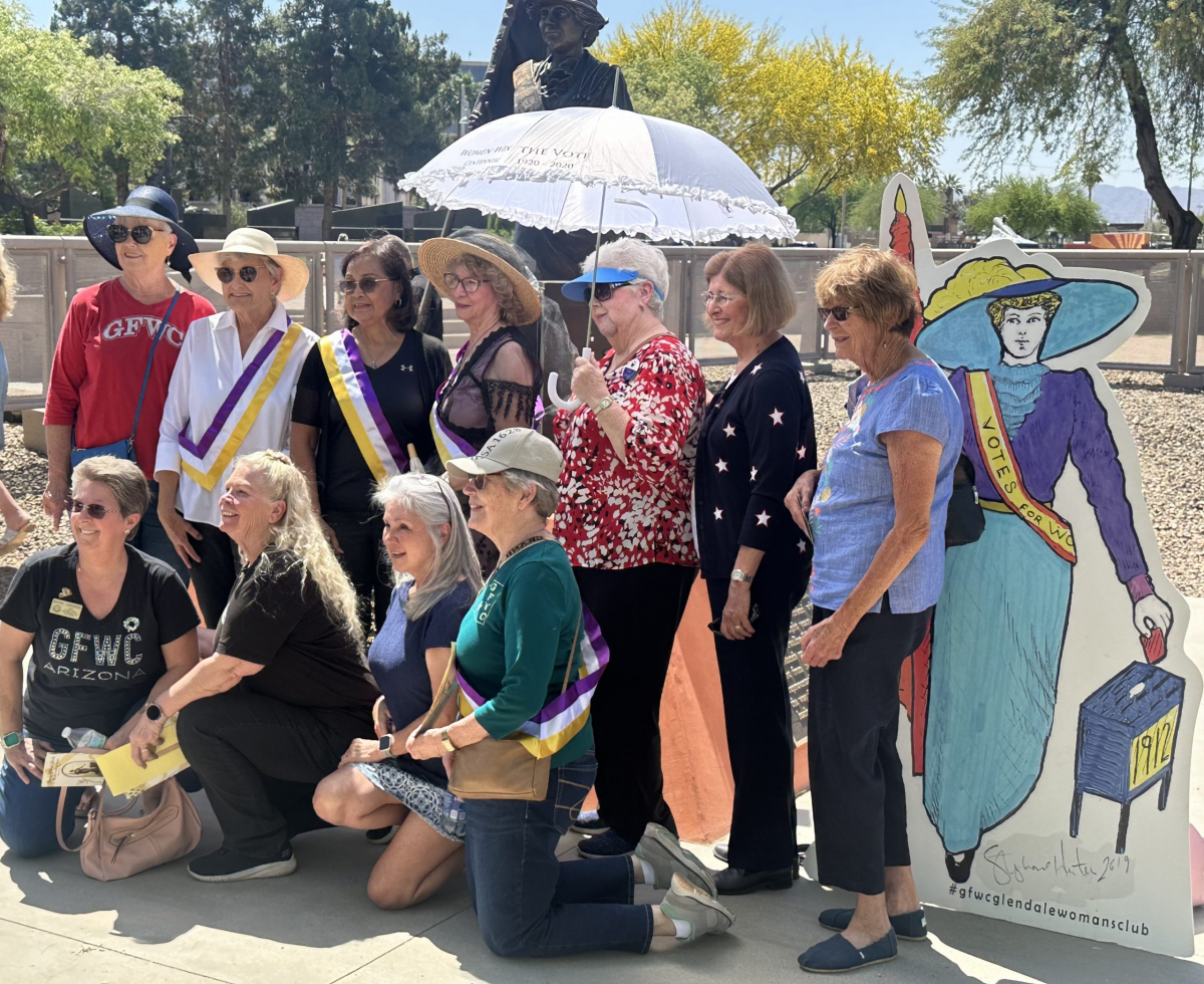 Frances Munds Suffrage Statue - Arizona Women's History Alliance